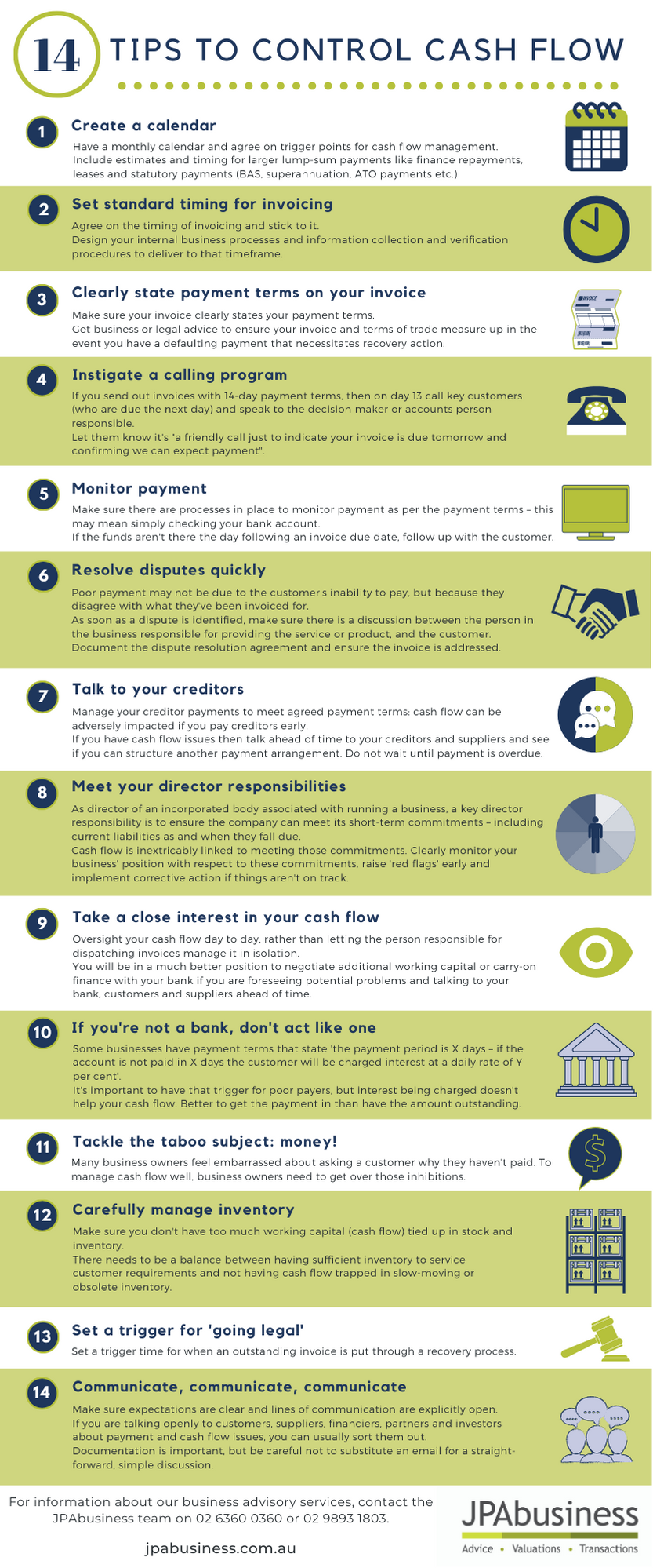 14 ways to control cash flow and maintain liquidity [cheat sheet]